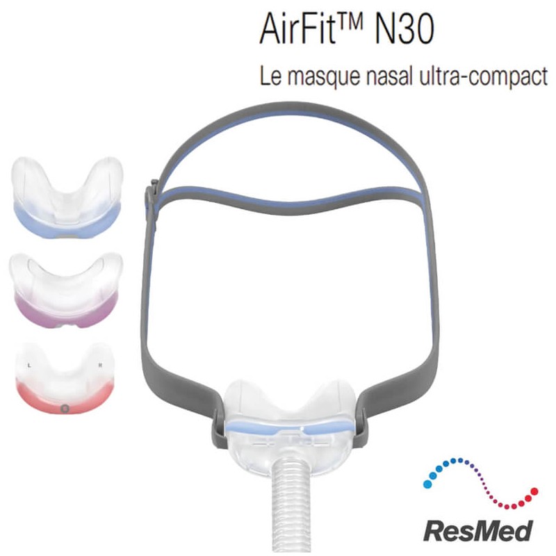 AirFit N30 - Masque CPAP nasal ResMed | Biomedica Tunisie