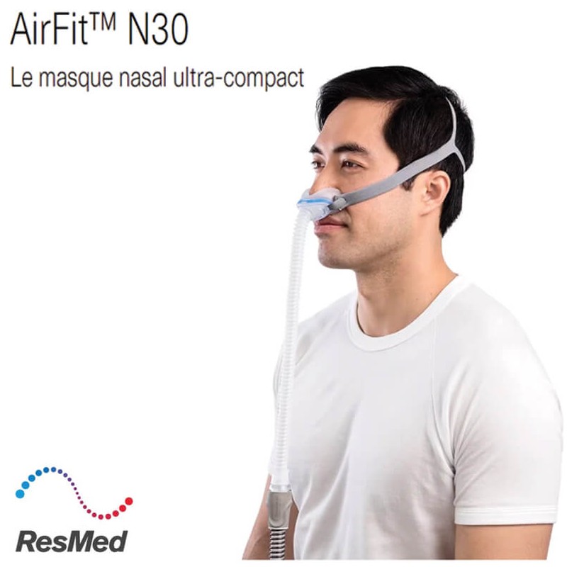 AirFit N30 - ResMed Nasal CPAP Mask | Biomedica Tunisia