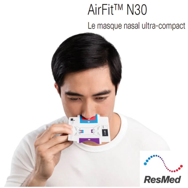 AirFit N30 - Masque CPAP nasal ResMed | Biomedica Tunisie