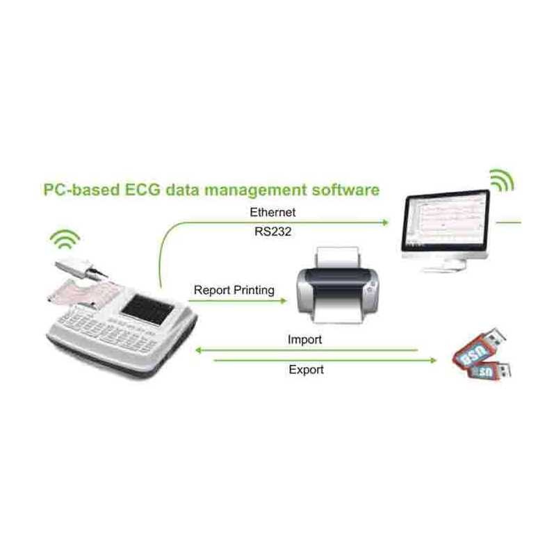 ECG Electrocardiograph 6 LEAD | Biomedica Tunisia