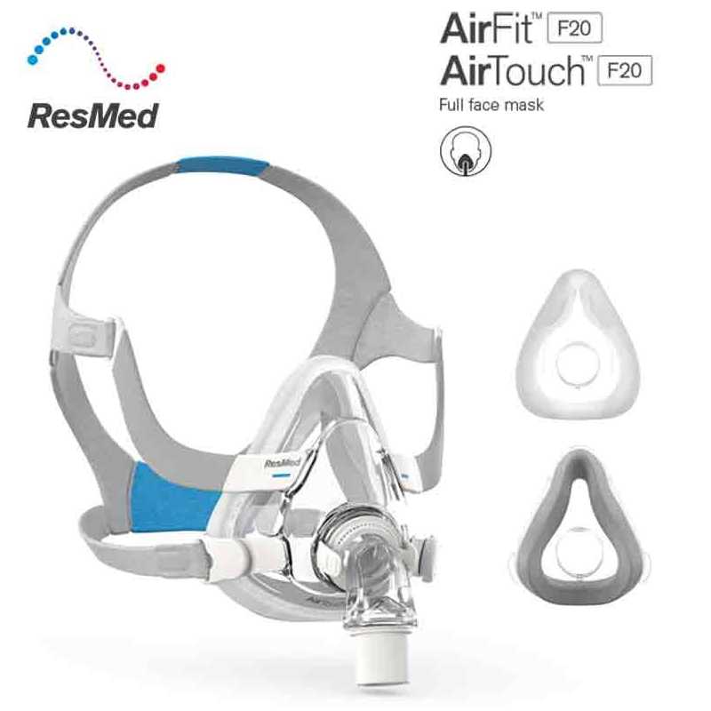 CPAP RESMED + Masque Faciale F20 | Biomédica Tunisie
