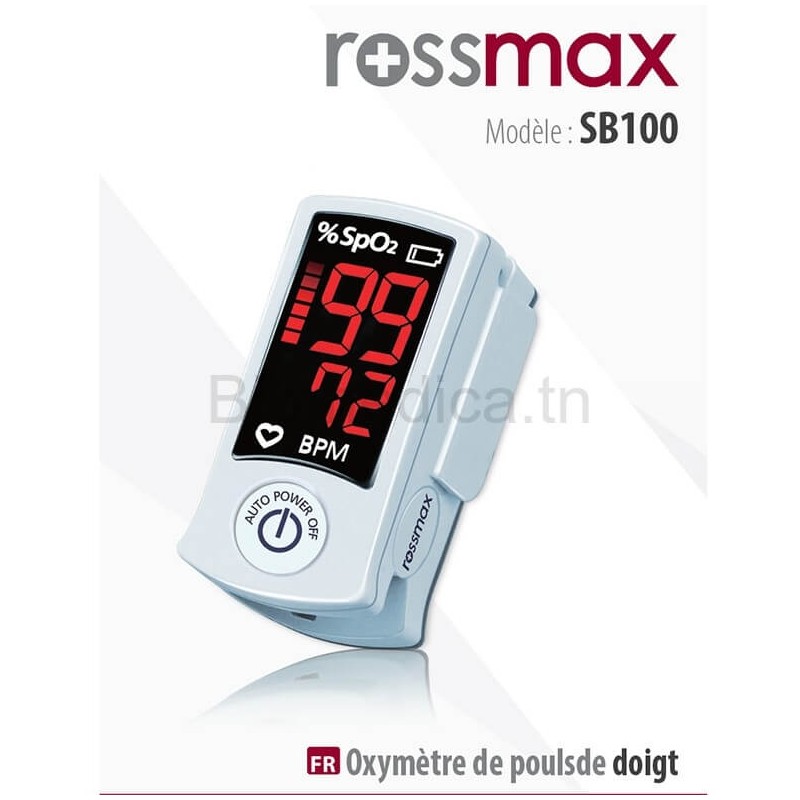 Rossmax SB100 Pulse Oximeter | Biomedica Tunisia