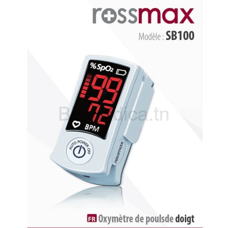 Rossmax SB100 Pulse Oximeter | Biomedica Tunisia