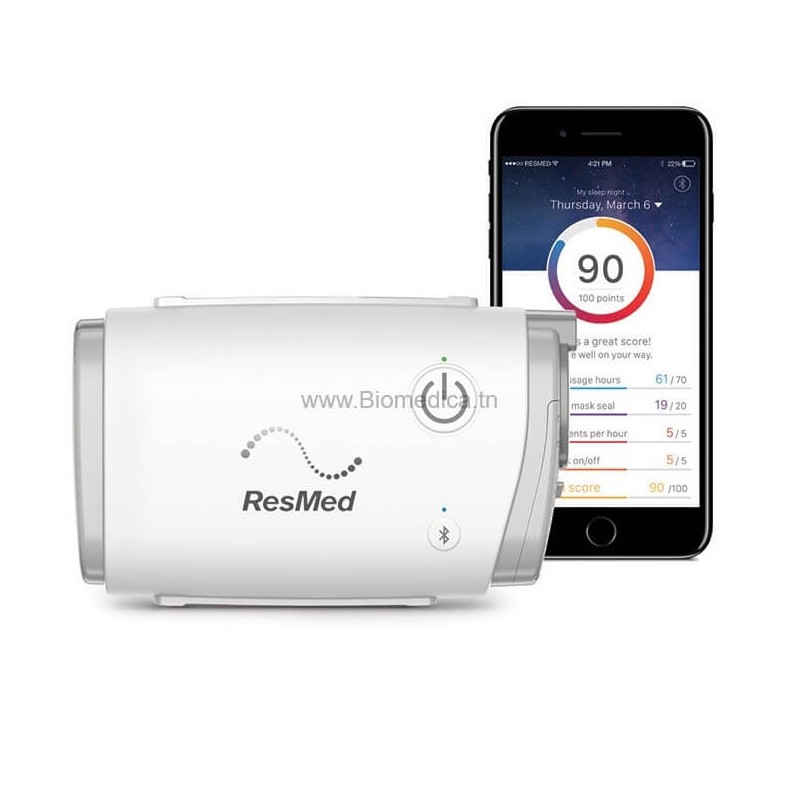 CPAP de voyage Airmini Resmed | Biomedica Tunisie