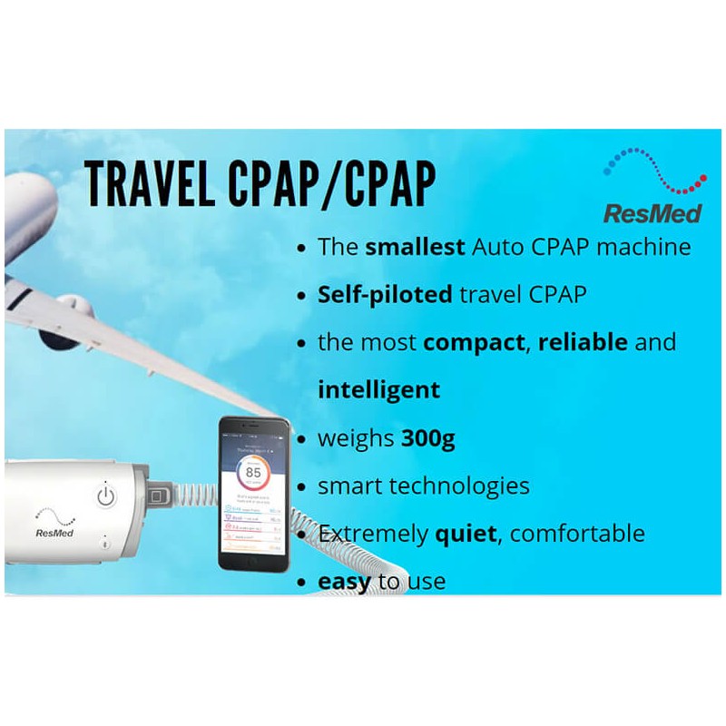 CPAP de voyage Airmini Resmed | Biomedica Tunisie