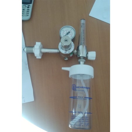Medical pressure regulator + humidifier | Biomedica Tunisia
